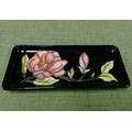 Moorcroft rectangular floral decorated pin tray, 8" wide.