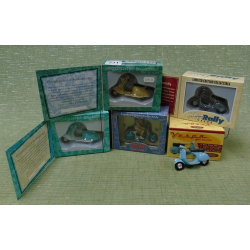 Small quantity of boxed collectable model vehicles.