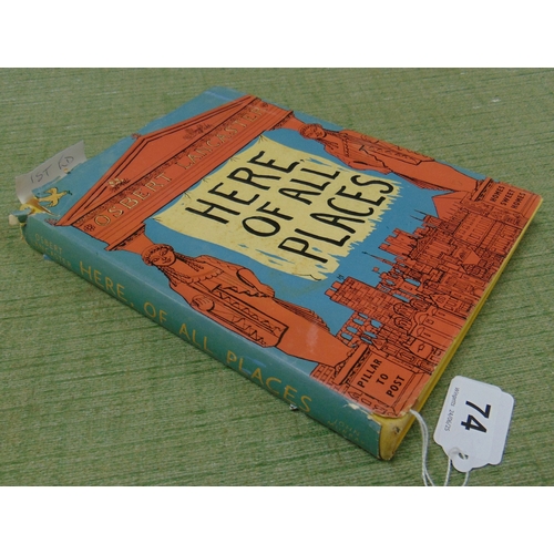 Osbert Lancaster - Here, of All Places - 1st Edition.