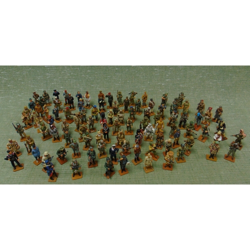 Collection of Del Prado lead soldier figures.