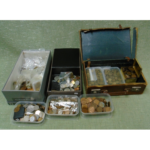 Large quantity of coins.