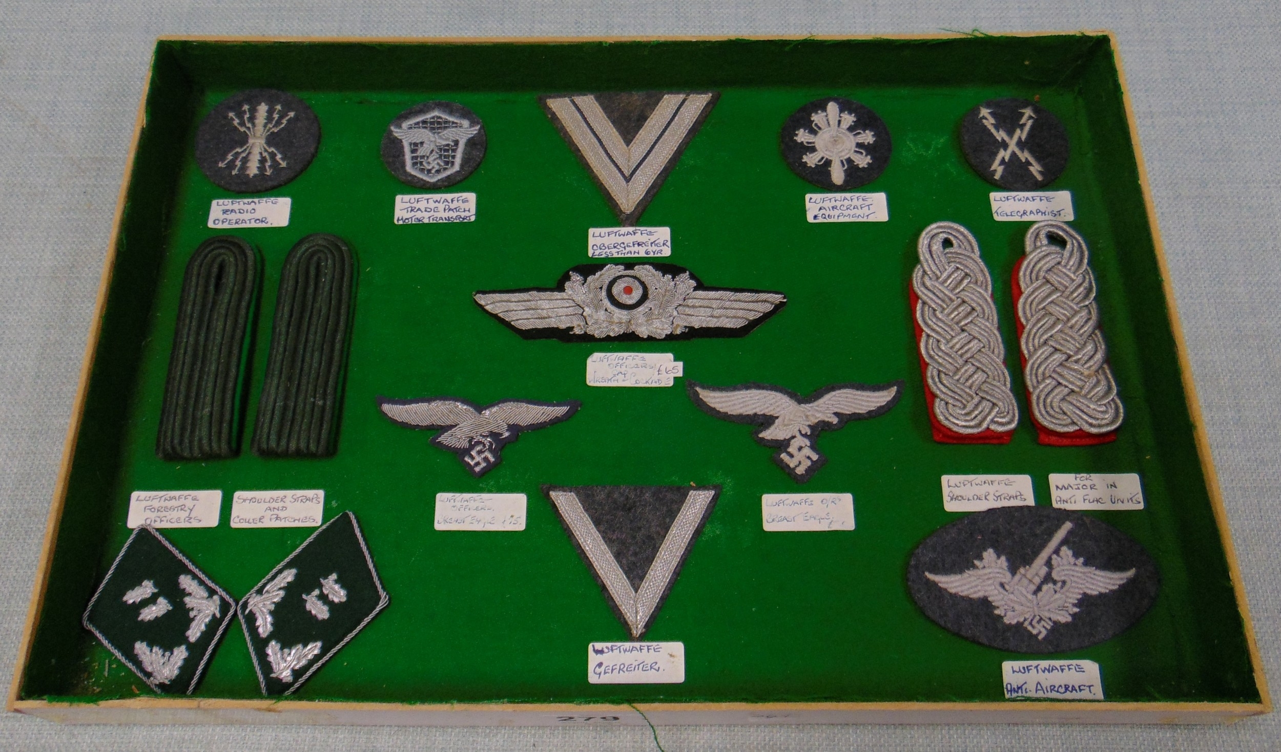 Collection of Second World War German military badges.