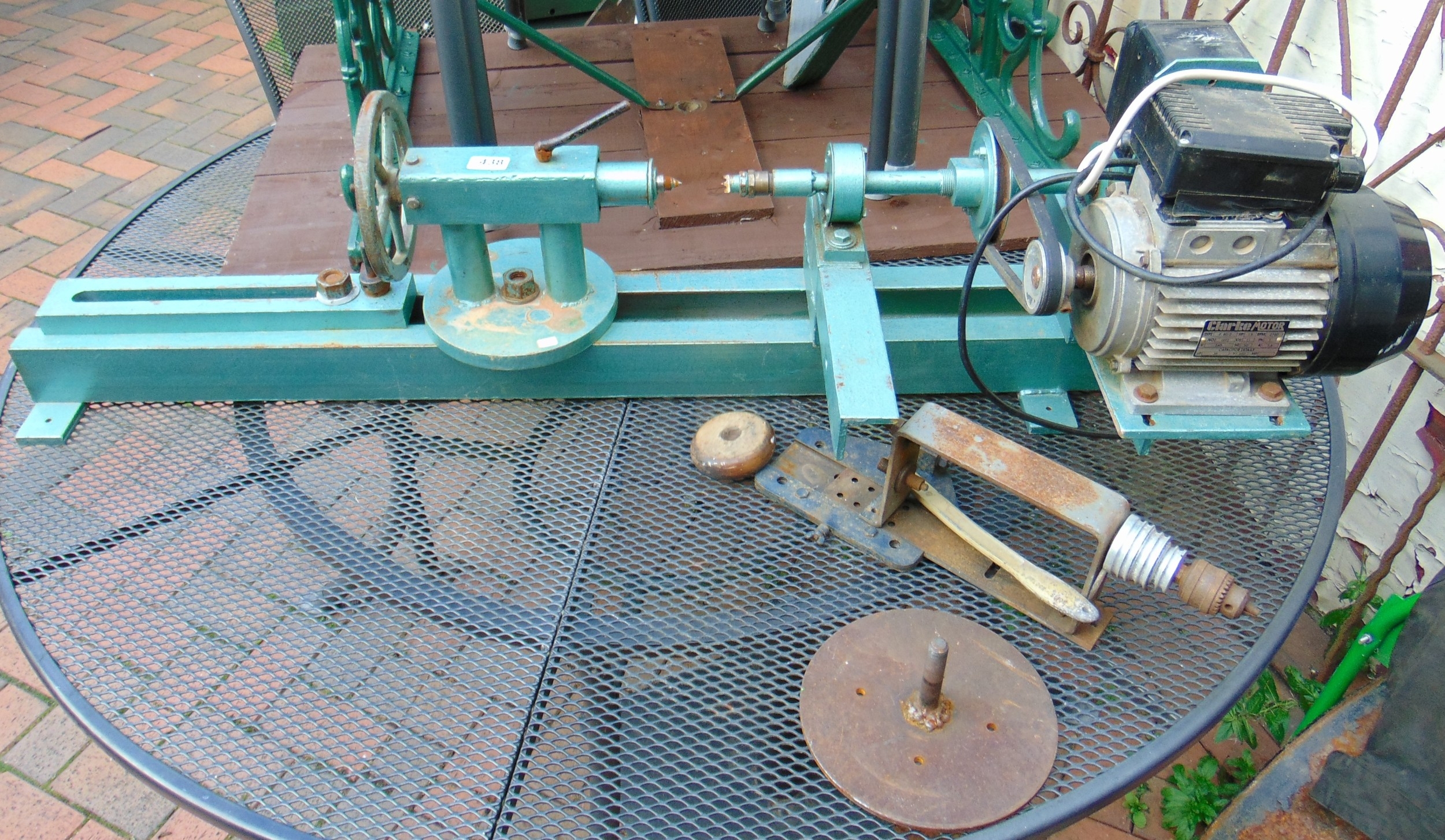 Clarke wood lathe.