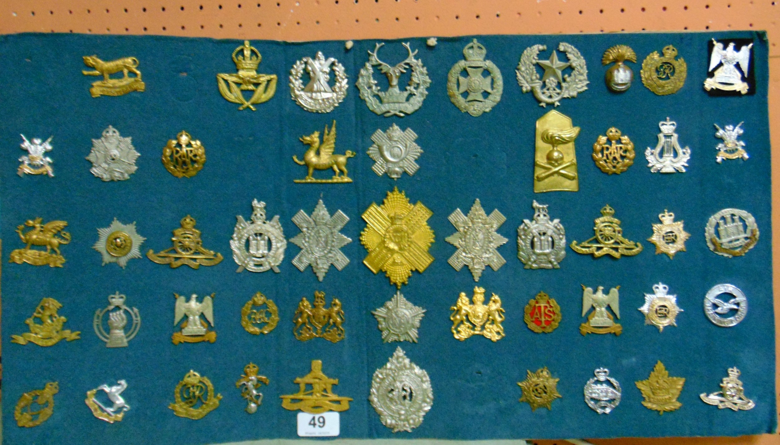 Interesting collection of military badges.