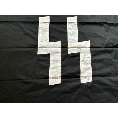 WW2 German SS Flag / Banner dated 1944 A heavy weight example with ...