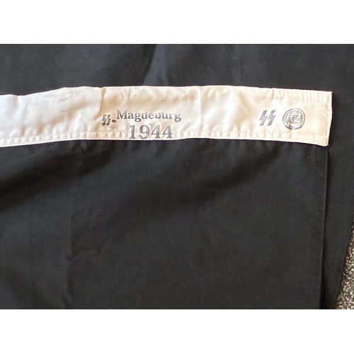 WW2 German SS Flag / Banner dated 1944 A heavy weight example with ...
