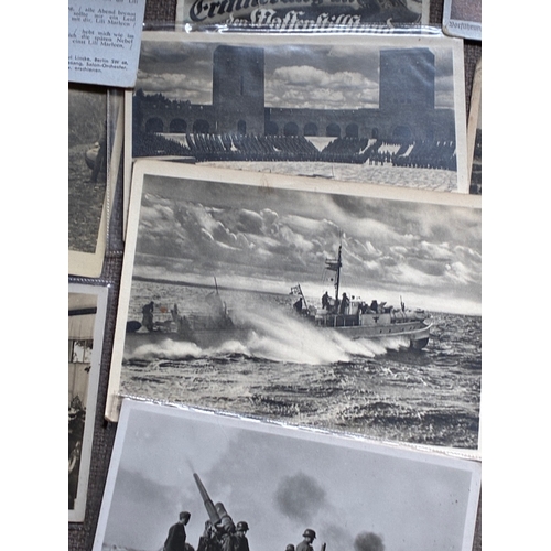 A Collection of 44 German WW2 Postcards and Photos All in good ...