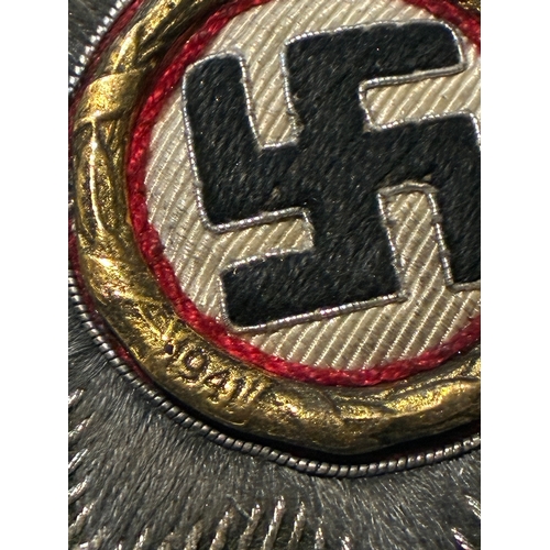Group of 6 WW2 German Cloth Uniform Badges Sold as a lot to include ...
