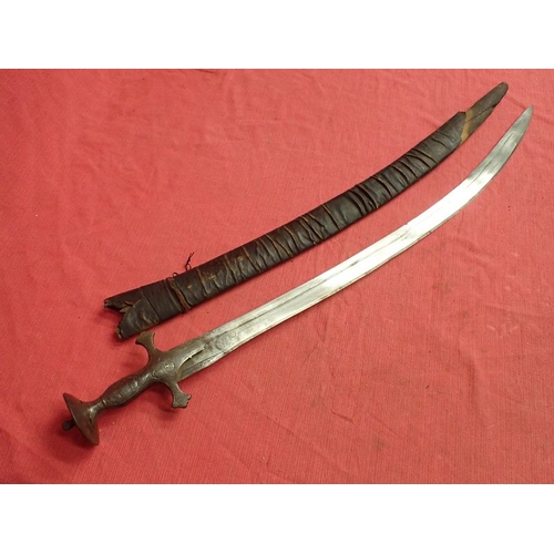 EARLY INDIAN ARMY TALWAR SWORD TALWAR WITH ITS RARE TO FIND ORIGINAL ...