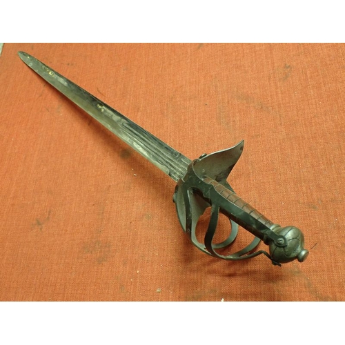 Replica English Civil War basket hilt sword OF ENGLISH CIVIL WAR TYPE ...