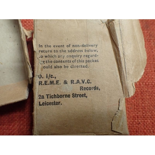 WW2 British medal group, R.E.M.E., man from HUTHWAITE MEDAL BOX SENT BY ...