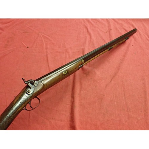Percussion fowling piece by W. Bradney circa 1840 Back action ...