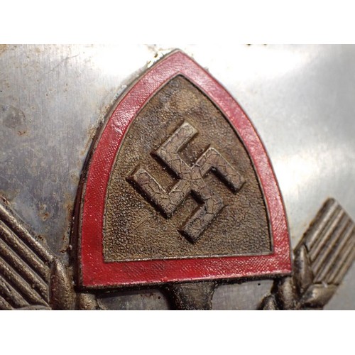 WW2 German R.A.D. gorget Rare RAD gorget. Die stamped main shield with ...