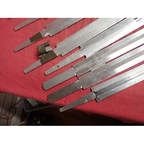 Ten film prop sword blades Machined aluminium sword blades for film and ...