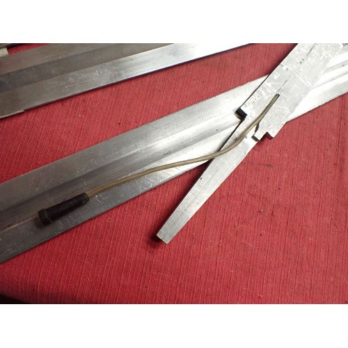 Ten film prop sword blades Machined aluminium sword blades for film and ...