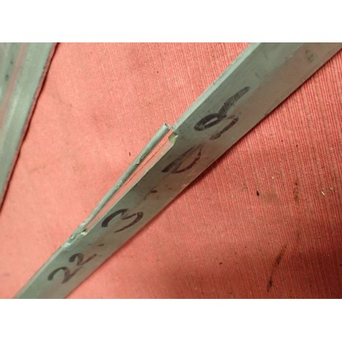 Ten film prop sword blades Machined aluminium sword blades for film and ...