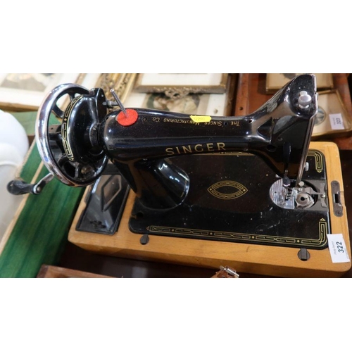A singer sewing machine