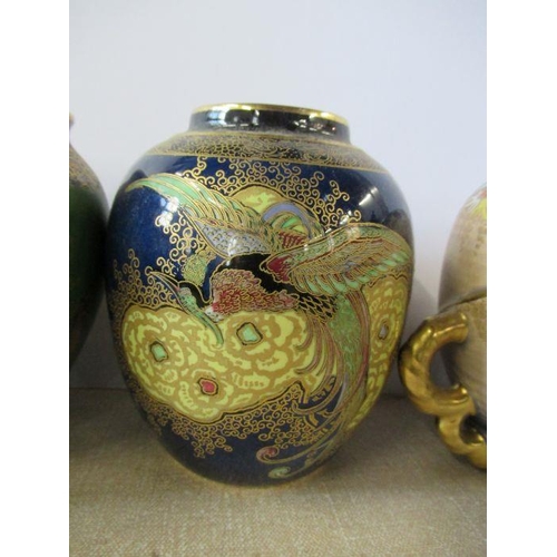 Four Carlton Ware vases, to include one decorated in the Moonlight ...