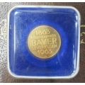 A Gold coin commemorating 100 years of Bayer Leverkusen, 1863-1963