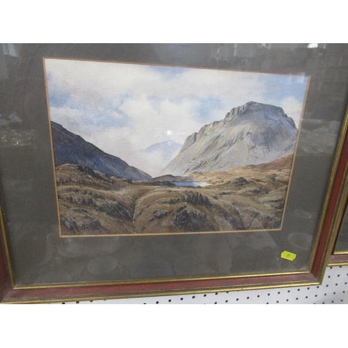 Four J.Ingham Riley watercolours, Lake District scenes, 9ins x 12ins