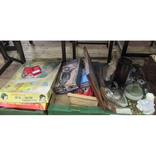 Three boxes of assorted sundries