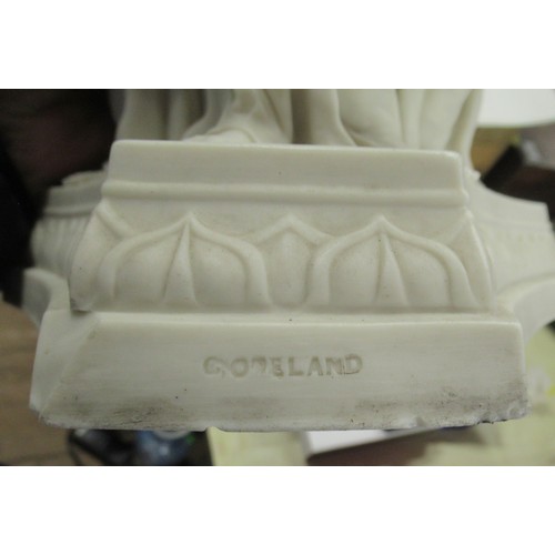 A Victorian Copeland parian model of the Three Graces af, height 17ins