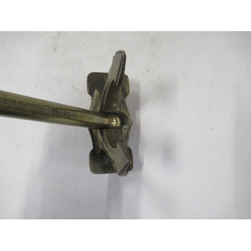 A brass demonstration model of 'The Improved Brittanic Anchor' designed ...