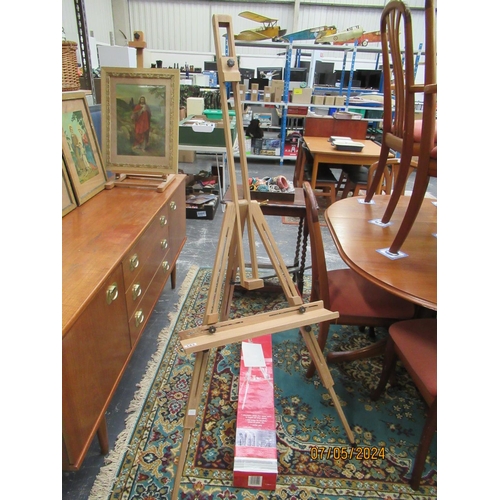 Boxed large artist easel.