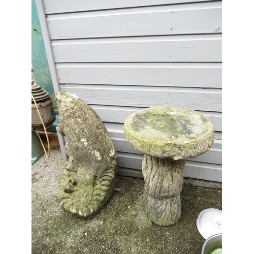 Carp Water Feature & Plant Stand