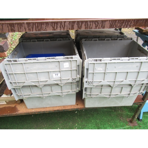 8 Stacking Storage Tubs