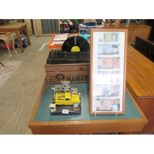 Only Fools & Horses Alarm Clock & Framed Notes