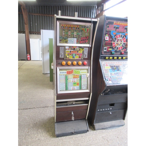 Vintage Slot Machine & Coins