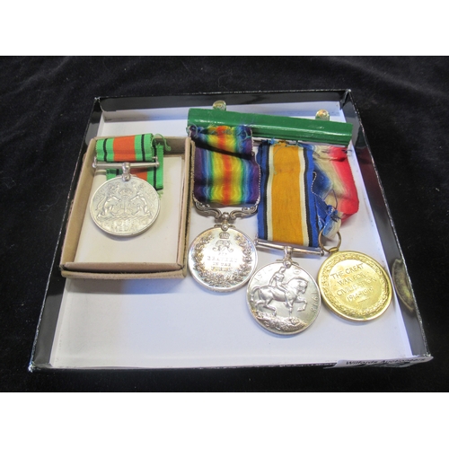 WW1 & WW2 G-32884 PTE F W Gregory 20-LOND R Medal Group Including ...