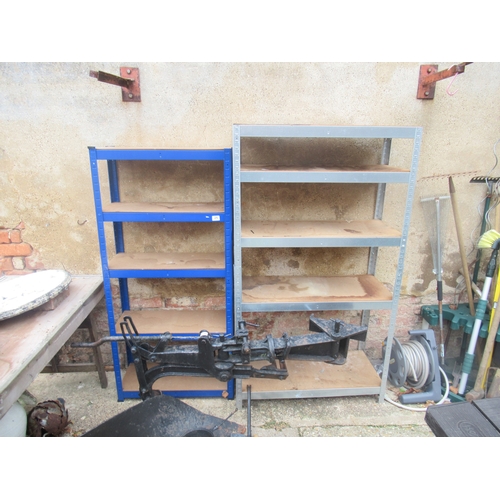 2 Metal Workshop Racks