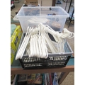 Qty Clothes Hangers & Shoe Stretchers
