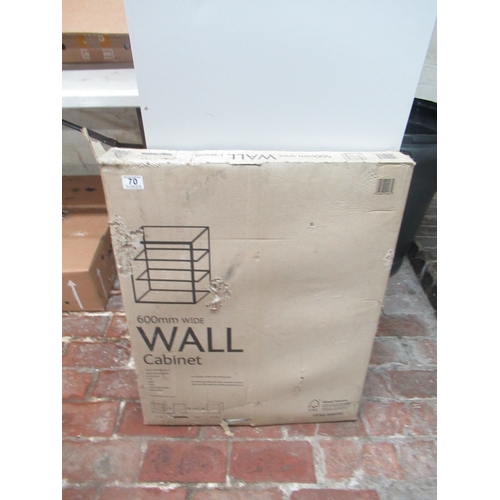 Boxed 600mm Wall Cabinet.