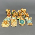 15 Pendelfin rabbit figures: Phume, Casanova, Boswell, Oliver, Teddy ...