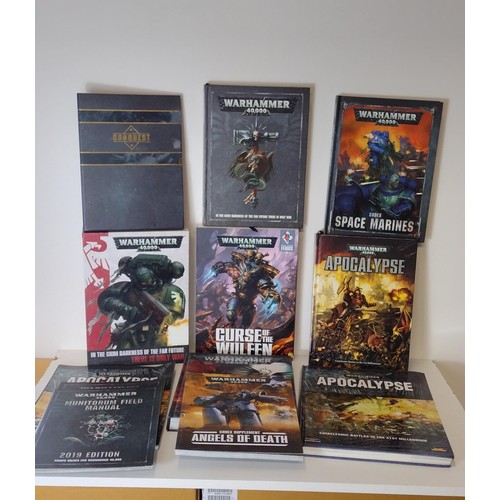 'Warhammer' books etc, (12). Shipping Group (A).