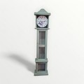 Floor standing 'Shabby Chic' grandfather clock with quartz movement ...