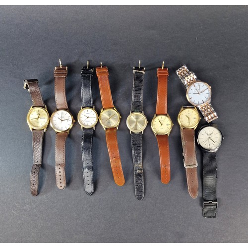 Collection of nine mens quartz watches - Untested Postage Band A