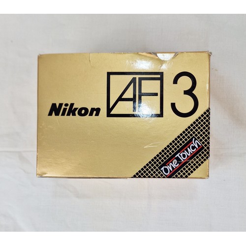 A Nikon AF3 Compact Camera - boxed and in near mint condition with ...