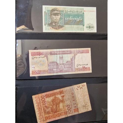 Two Full Albums of World Banknotes, interesting collection. Various ...