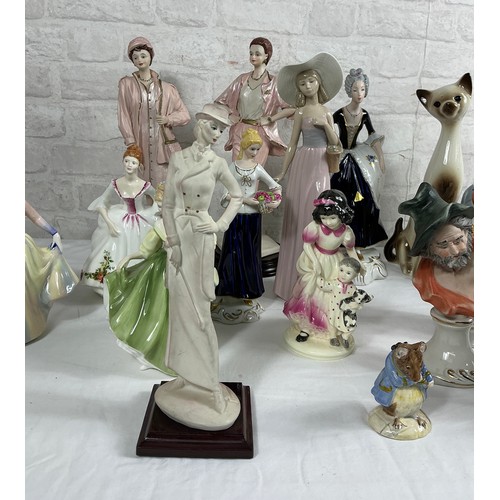 Large Collection of Figurines inc Royal Doulton - 20 porcelain ...