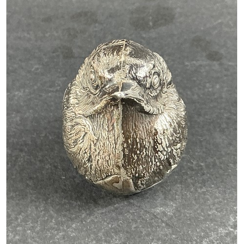 Silver Robin Pin Cushion - Hallmark for Chester, date mark rubbed away ...