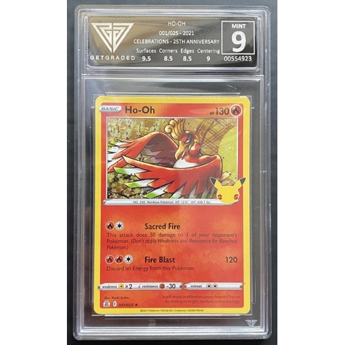 POKÉMON HO-OH GRADED CARD - A graded Ho-Oh Pokemon card. Set ...