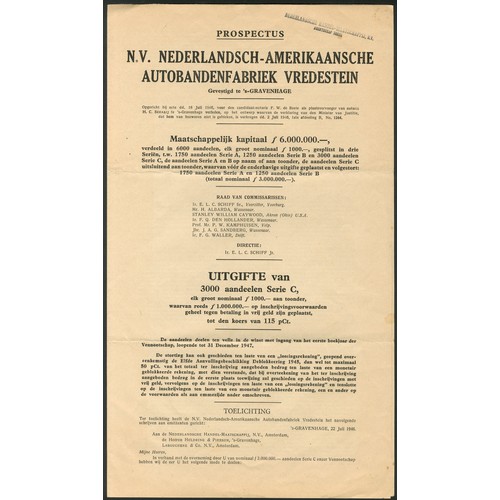 Netherlands: N.V. Nederlandsch-Amerikaansche Autobandenfabriek ...