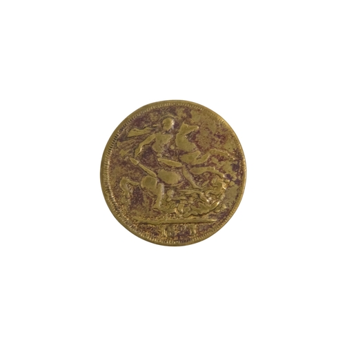 A small quantity of Georgian gaming tokens.