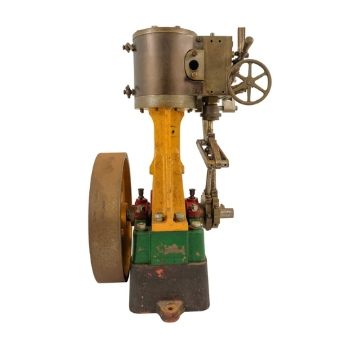 A Stuart Turner vertical reversing steam engine - the supports and ...