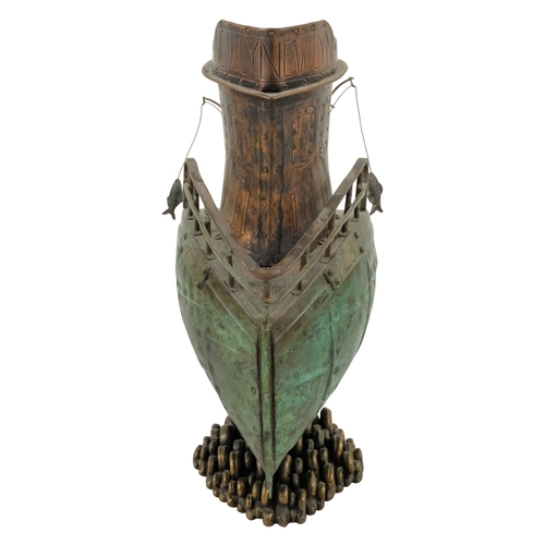 Michael Johnson Newlyn Copper Works, a copper boat 'NEWLY PZ36' - the ...