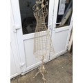 Decorative vintage metal wire mannequin